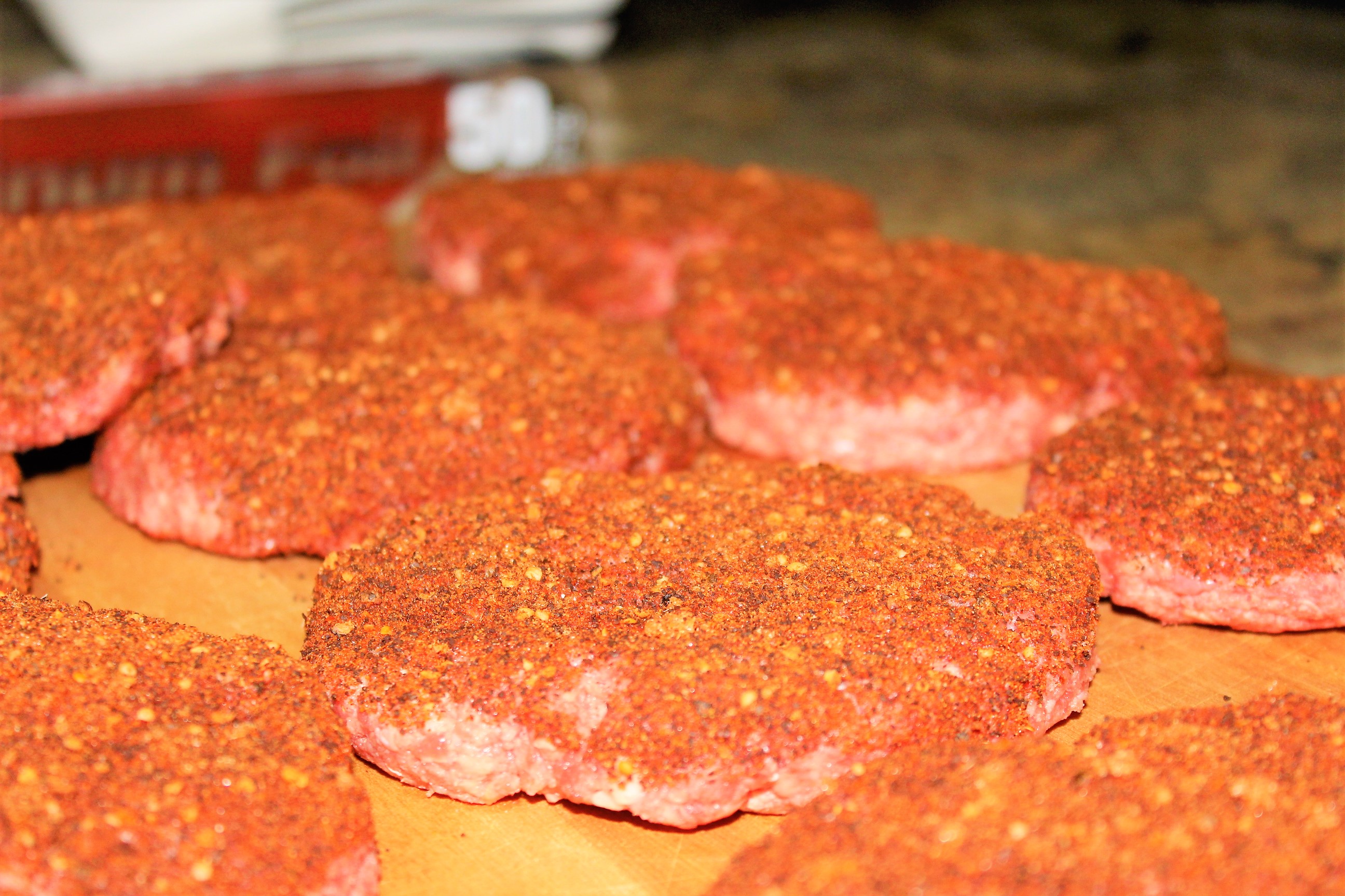 COWBOY COFFEE BURGERS WITH BACON LATTICE SQUARES - Jack's Meat Shack