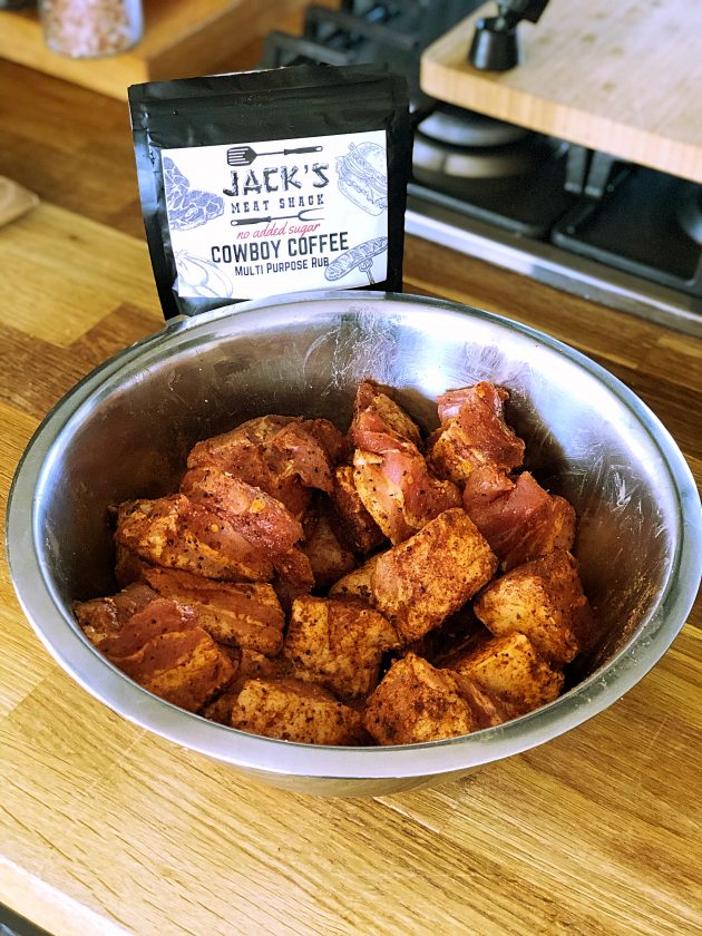 COWBOY COFFEE PORK BELLY BURNT ENDS – Jack's Meat Shack